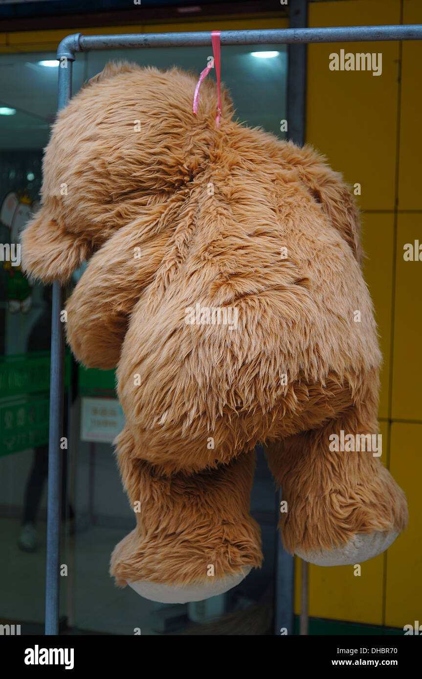 Hanging teddy bear hi-res stock photography and images - Alamy