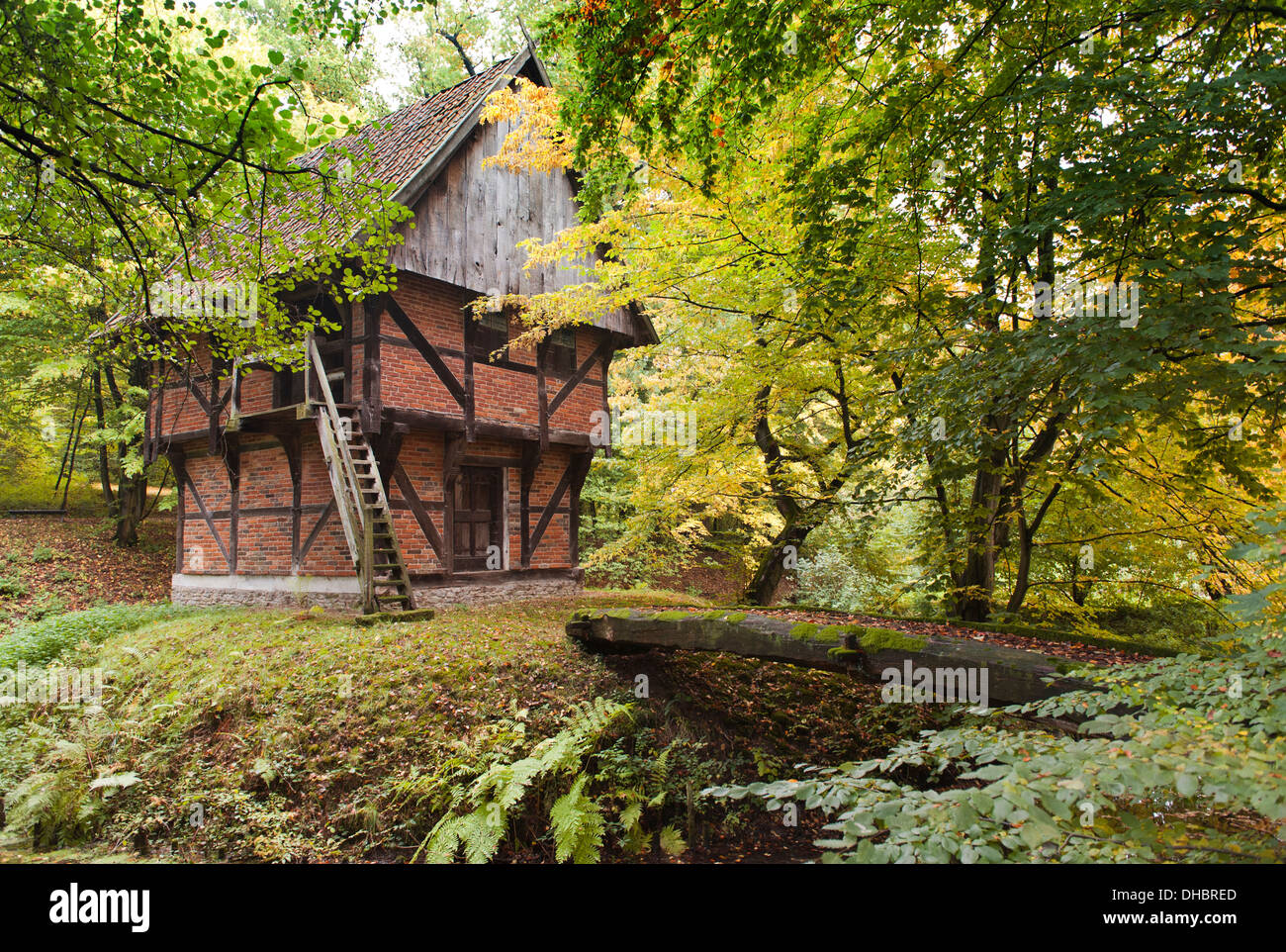 Old fortified tower and storehouse from the sixteenth century, Germany ...