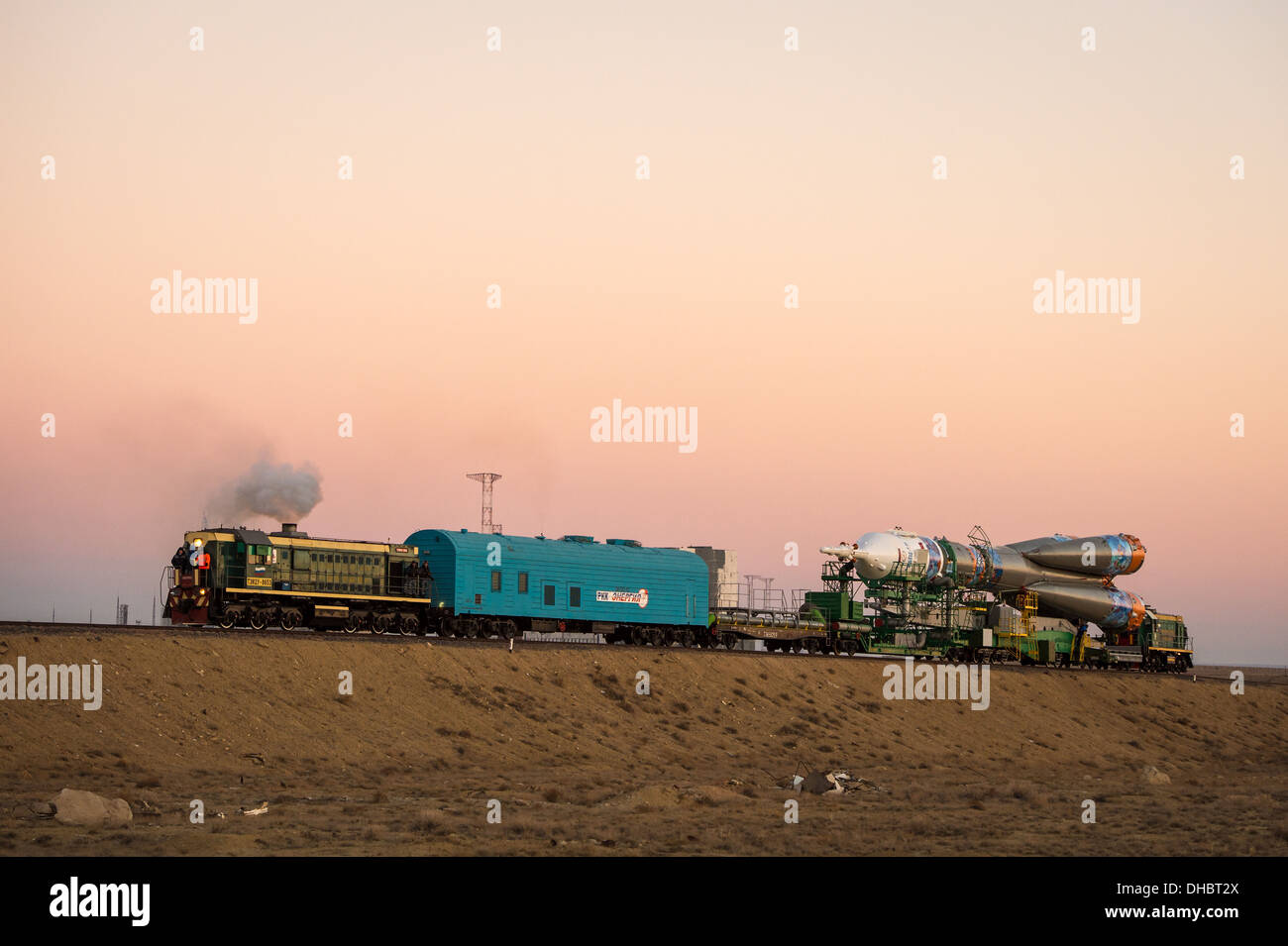 Expedition 38 Soyuz Rollout (201311050009HQ Stock Photo - Alamy