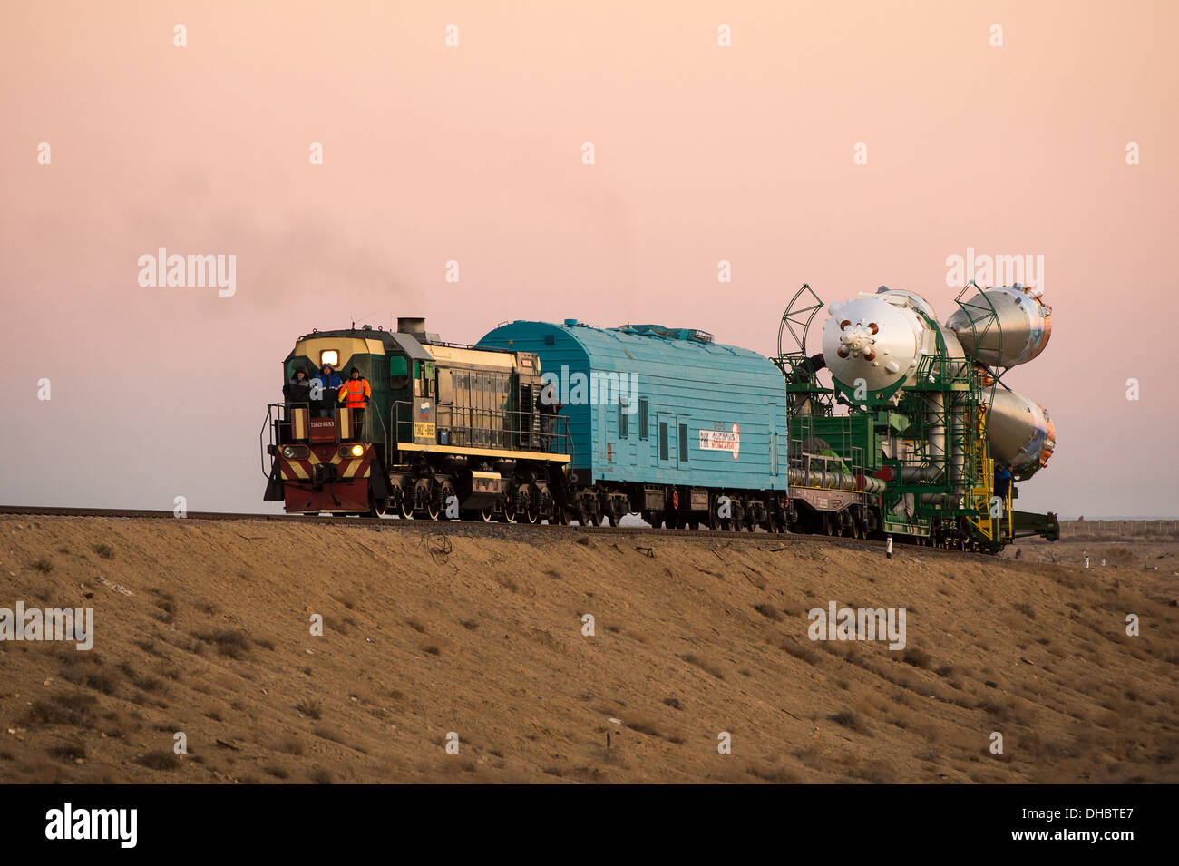 Expedition 38 Soyuz Rollout (201311050008HQ Stock Photo - Alamy