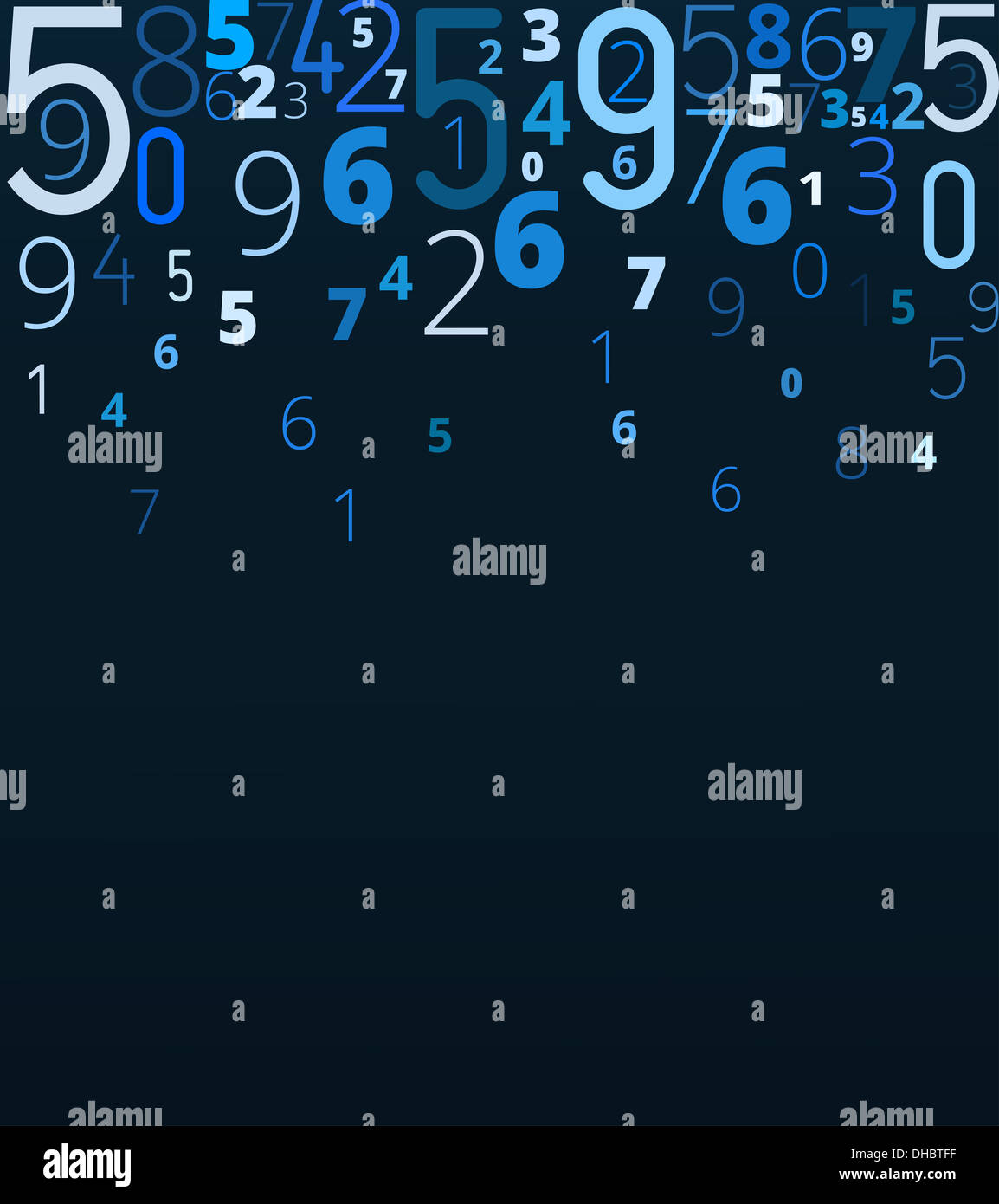 Vector background from numbers Stock Photo - Alamy