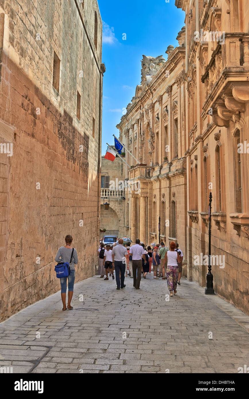 Street Of Malta Stock Photo - Alamy