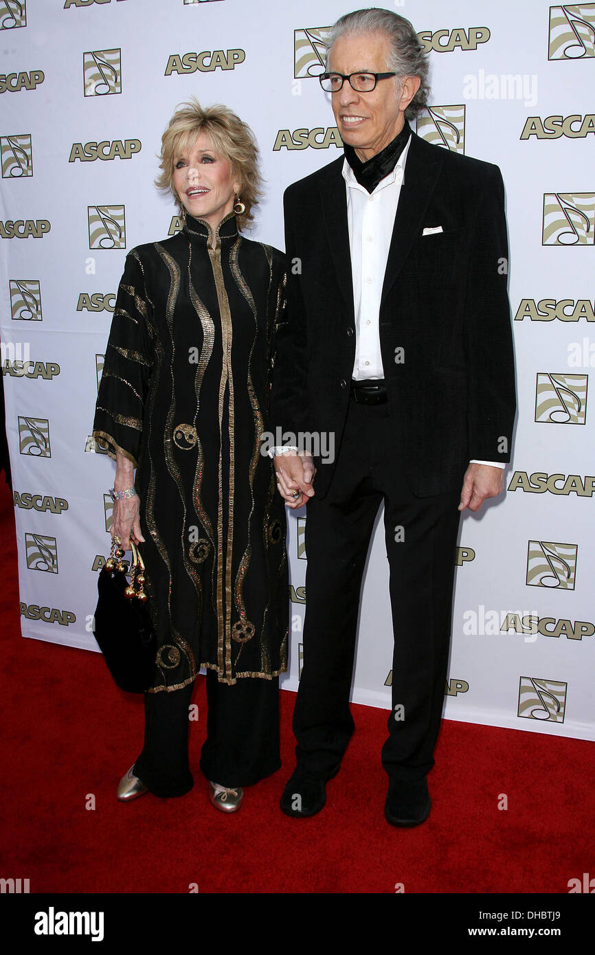 Jane Fonda and Richard Perry 29th Annual ASCAP Pop Music Awards ...