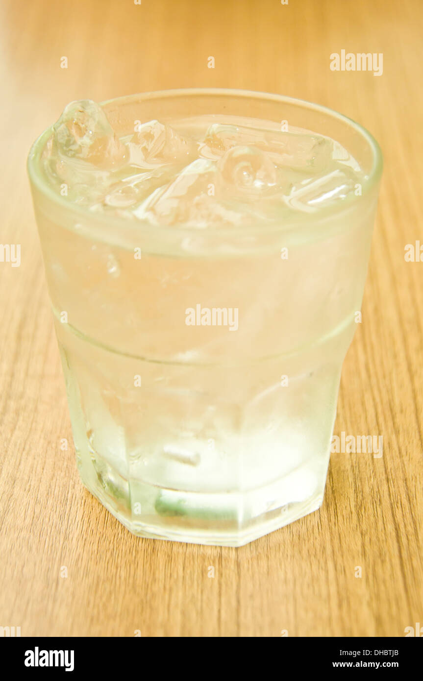 water with ice for drinking Stock Photo - Alamy