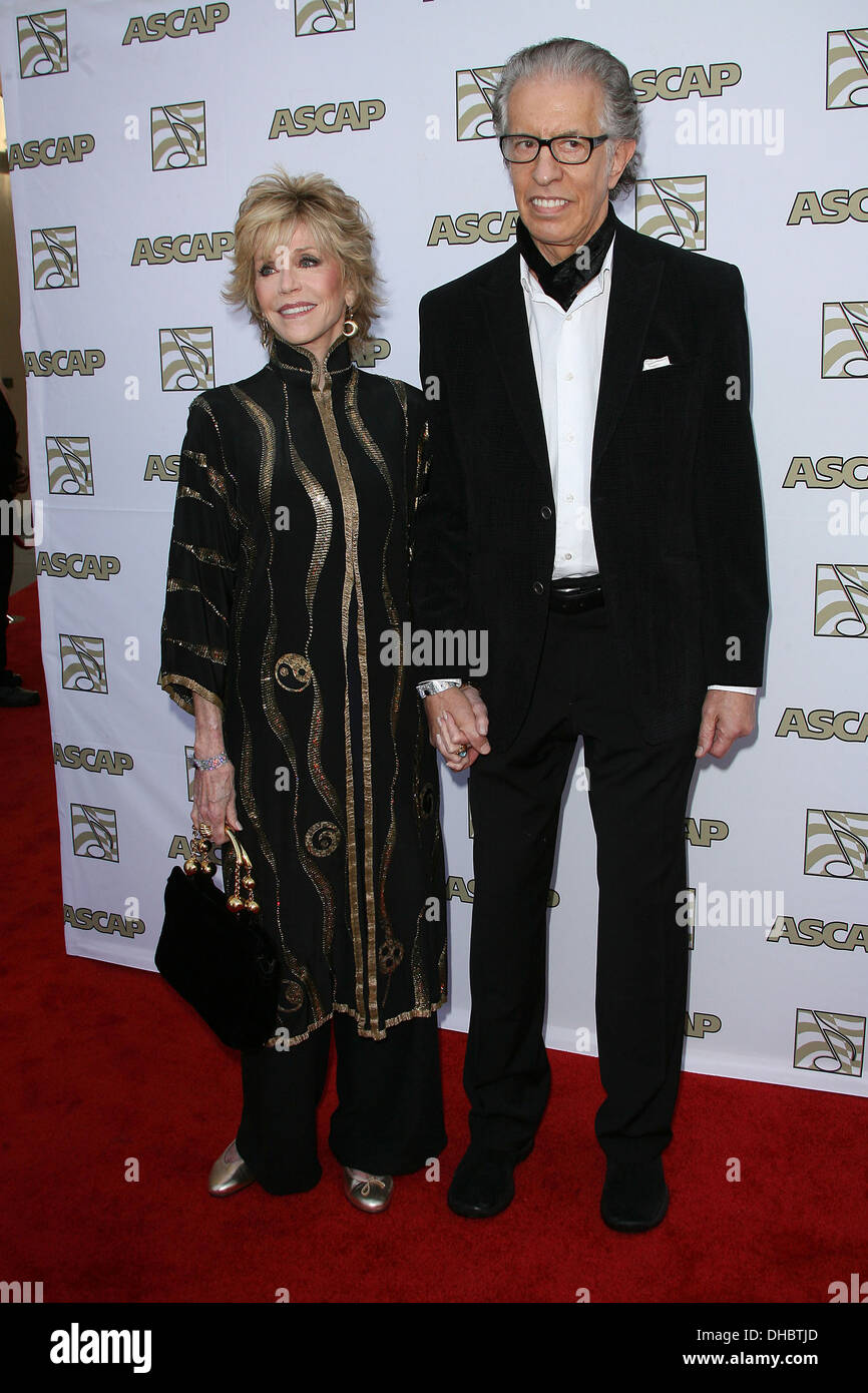 Jane Fonda and Richard Perry 29th Annual ASCAP Pop Music Awards ...