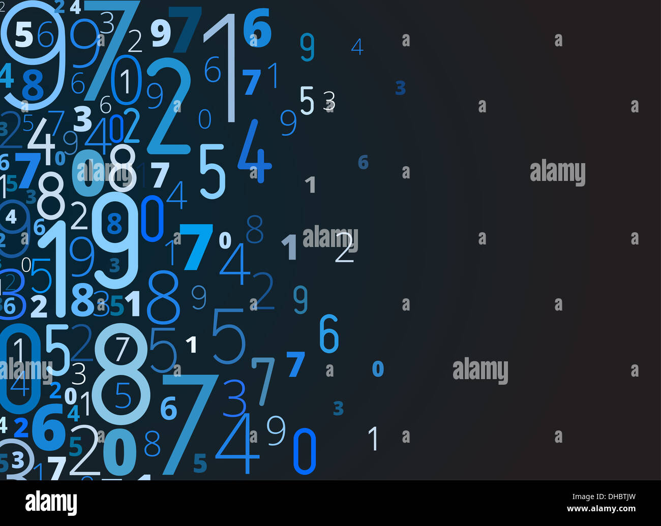 Vector background from numbers Stock Photo - Alamy