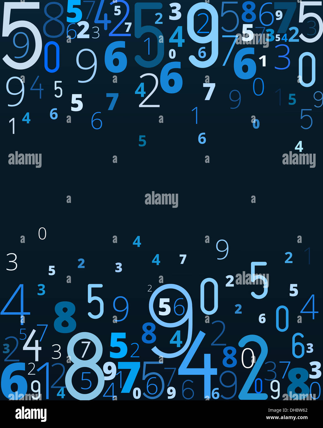 Vector background from numbers Stock Photo - Alamy