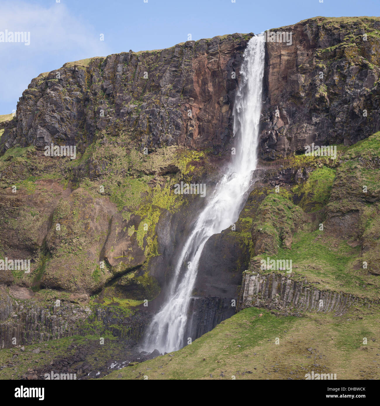 Waterfall bjarnarfoss hi-res stock photography and images - Alamy