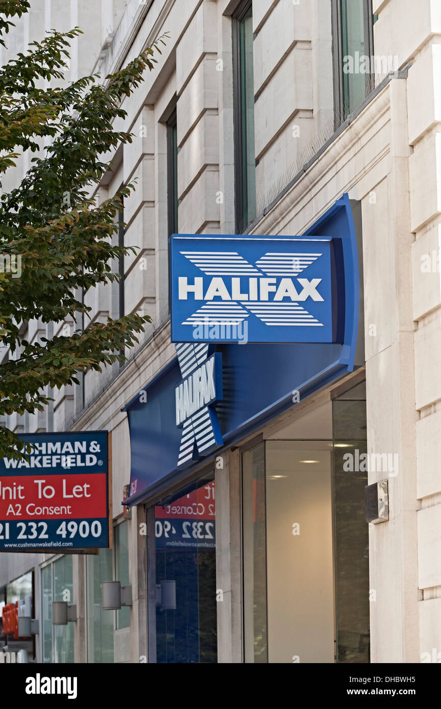 Halifax building society Birmingham great britain Stock Photo - Alamy