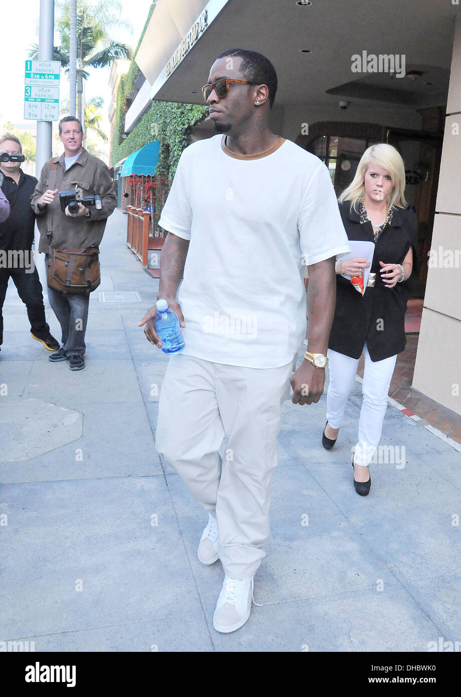 Sean Combs aka P Diddy out and about in Beverly Hills Beverly Hills ...