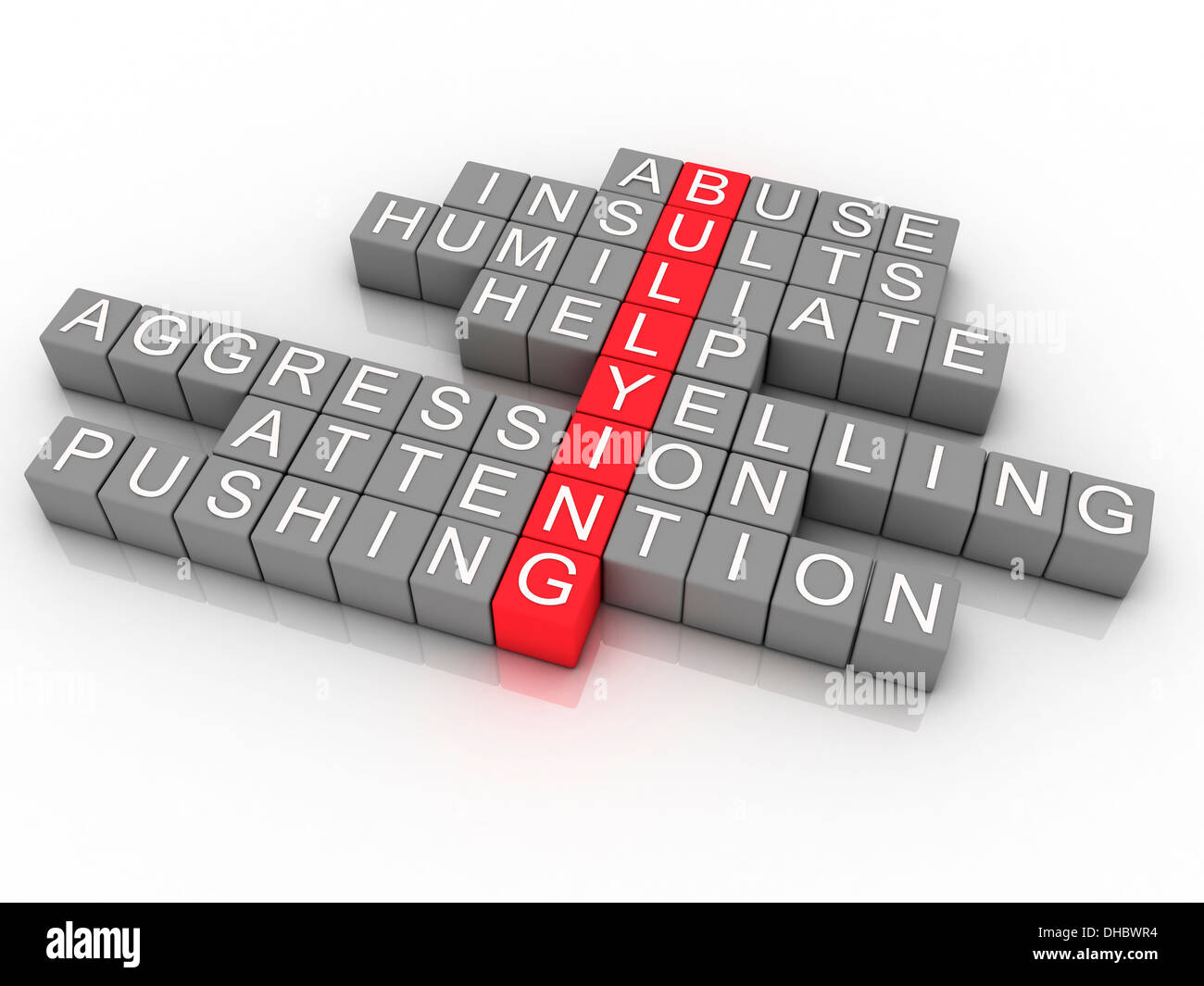 Bullying Word Cloud Concept High Resolution Stock Photography and ...