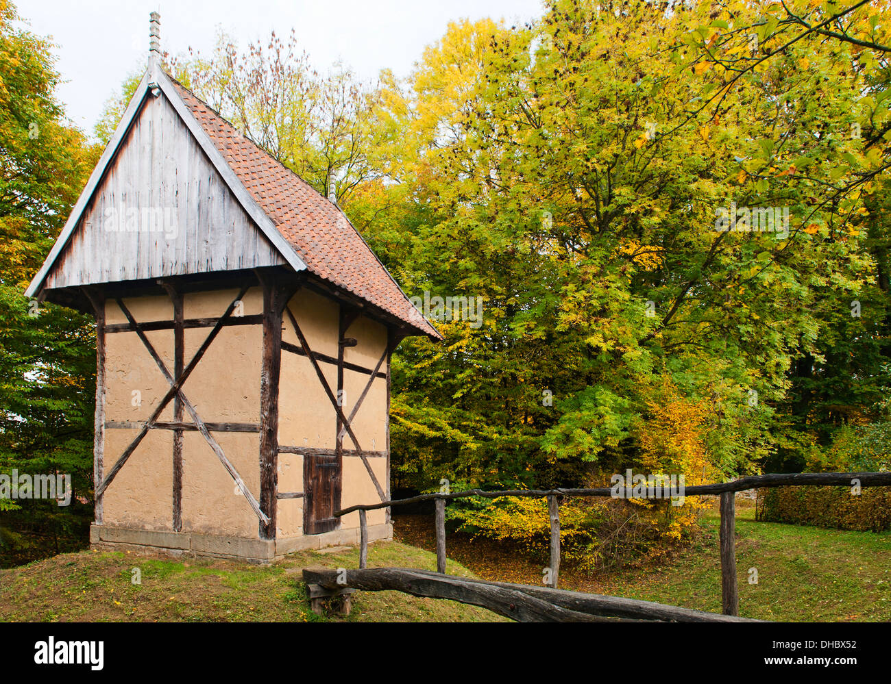 Old fortified tower and storehouse from the fifteenth century, Germany ...