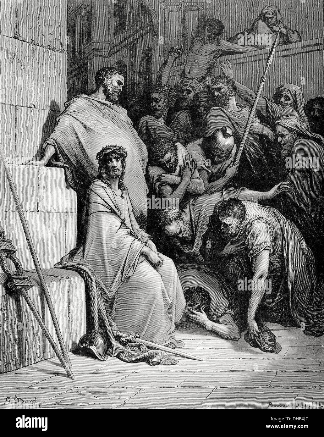 Gospel of matthew engraving hi-res stock photography and images - Alamy