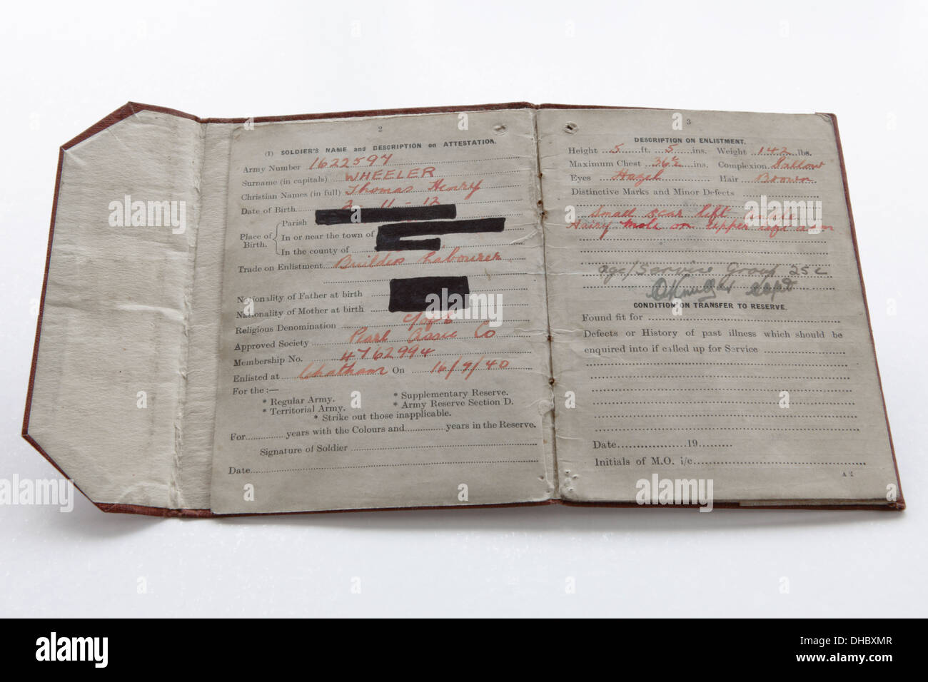 Important WWII historical document/documents relating to Mr.Thomas ...