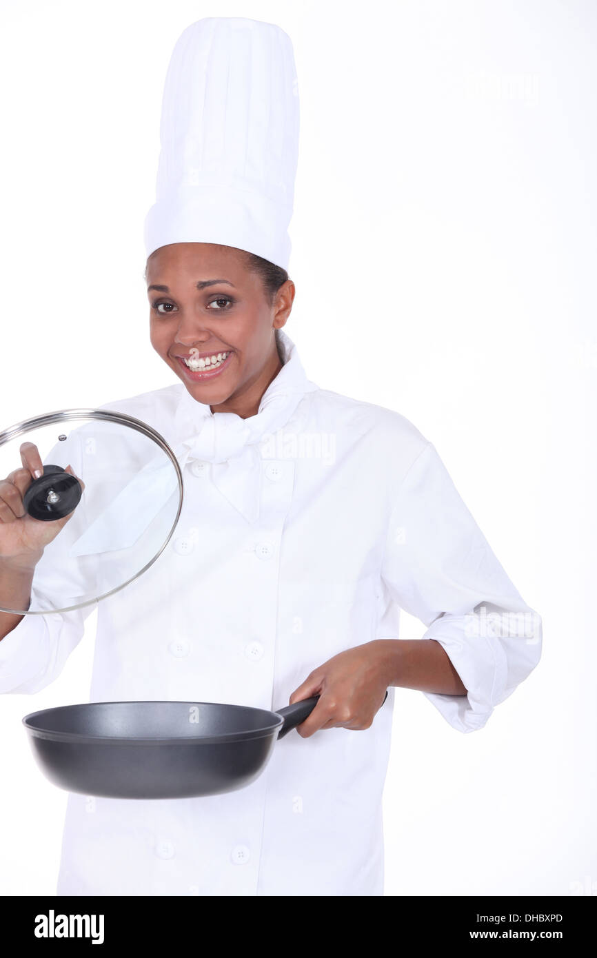 black woman cooking Stock Photo - Alamy