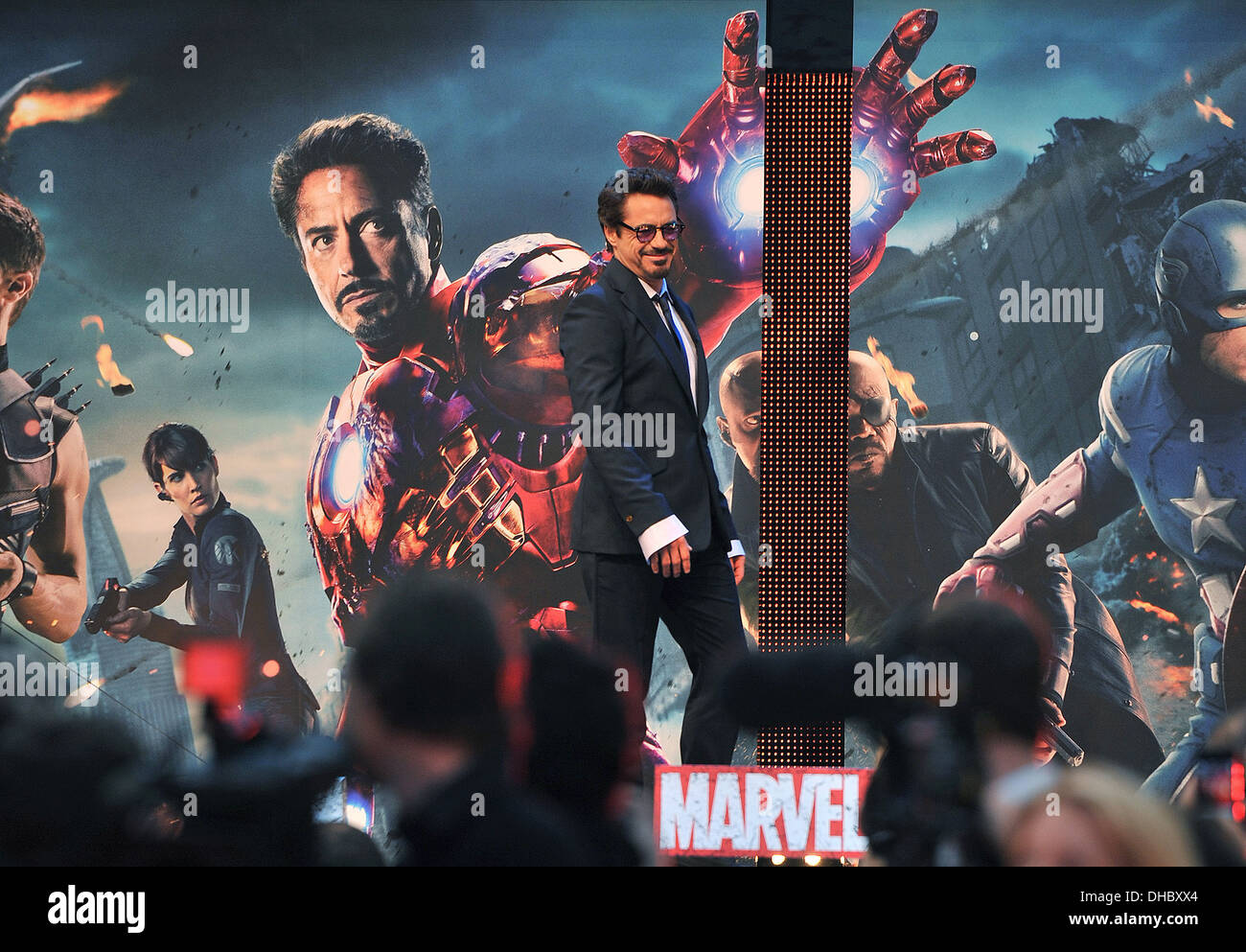Robert Downey Jr 'Marvel Avengers Assemble' European Premiere held at ...