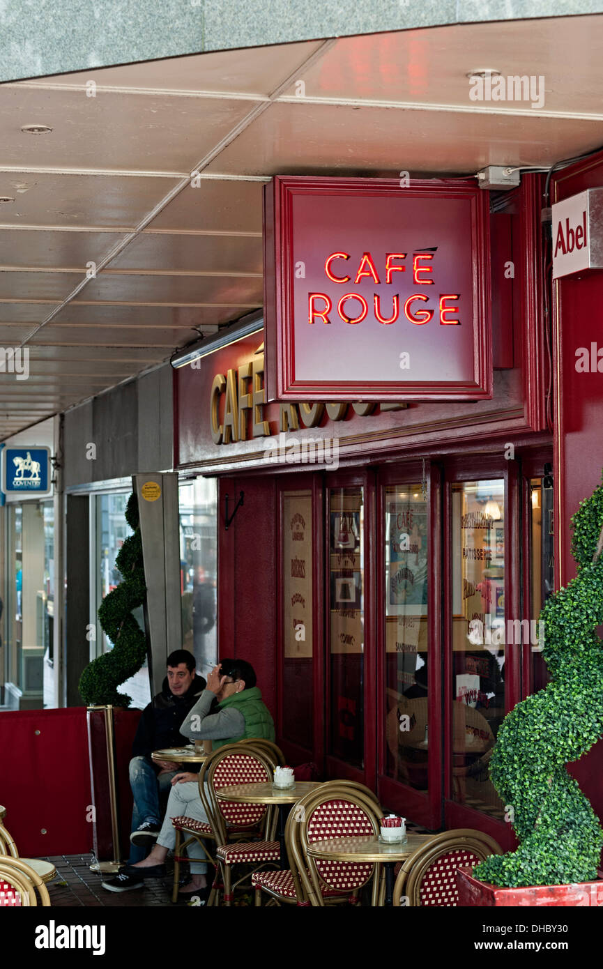 cafe rouge Birmingham cafe and restaurant new street Stock Photo - Alamy