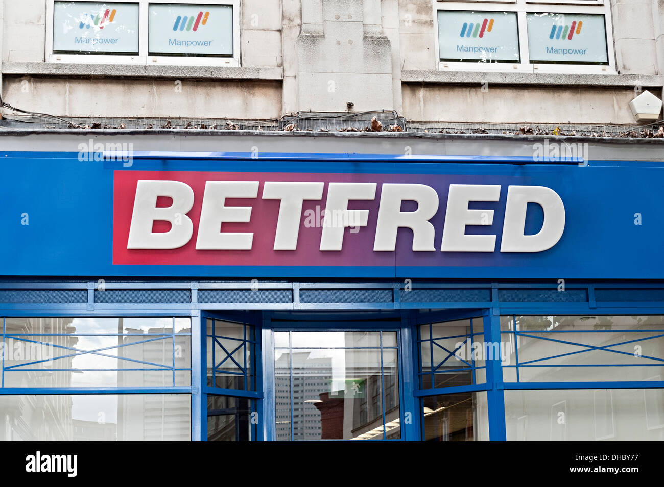 Bet fred betfred bookies betting shop Birmingham Stock Photo - Alamy