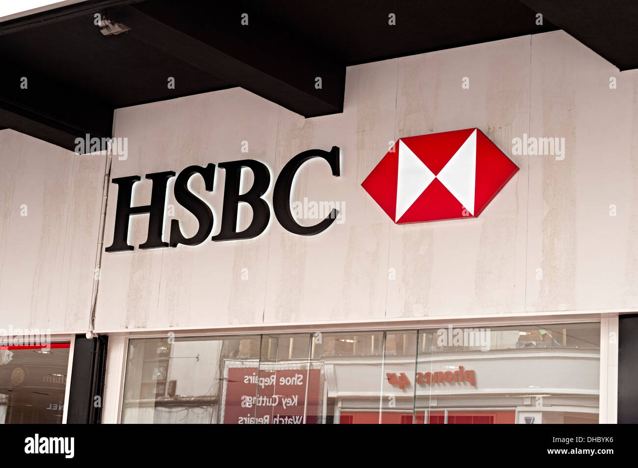 hsbc bank sign birmingham Stock Photo - Alamy