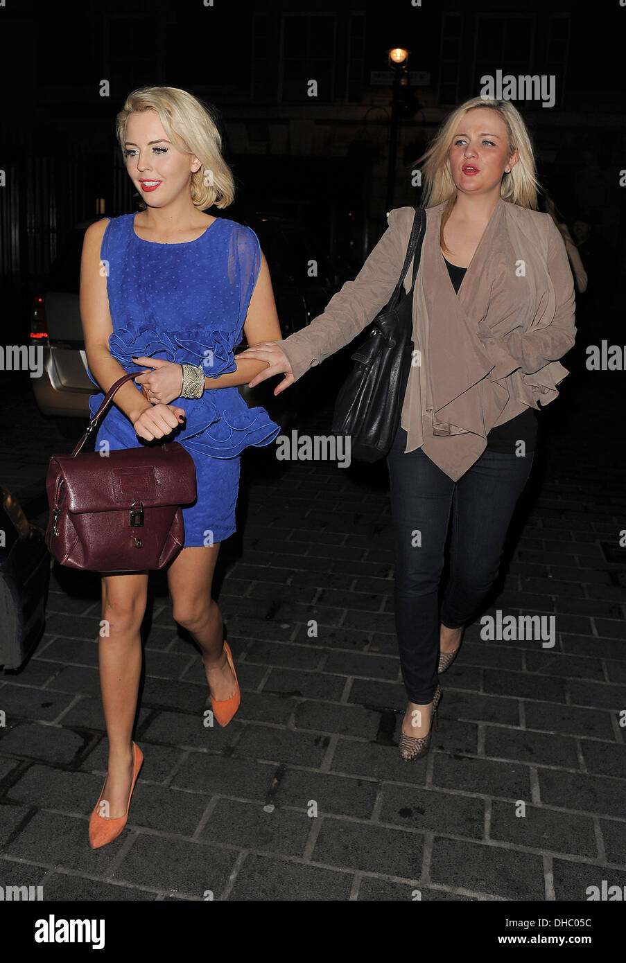 Lydia Rose-Bright on a night out with friends. London, England - 20.04. ...