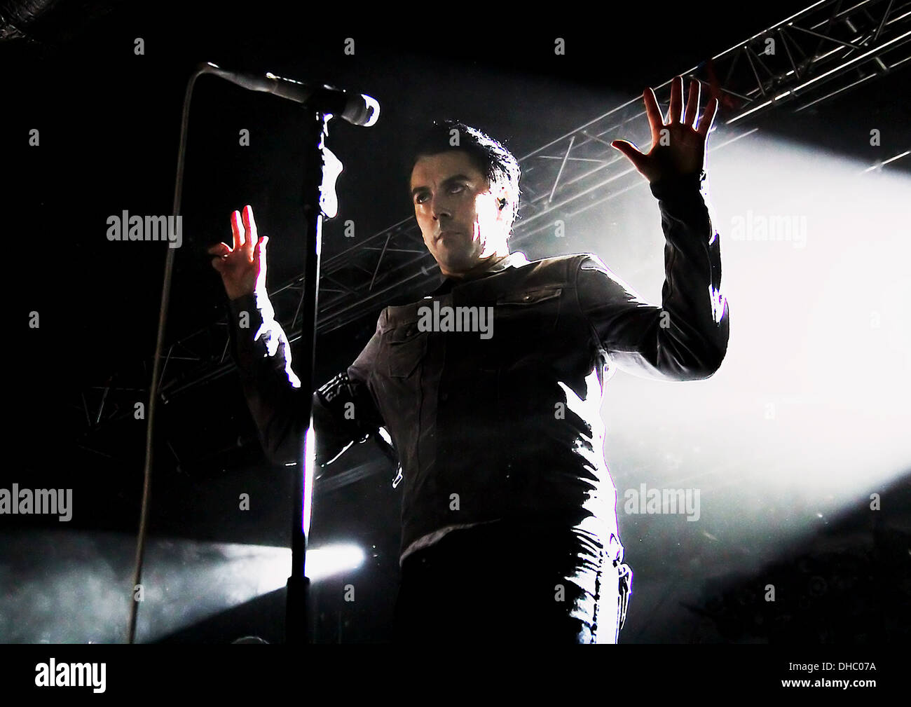Ian Watkins of Lostprophets performing at Liverpool O2 Academy ...