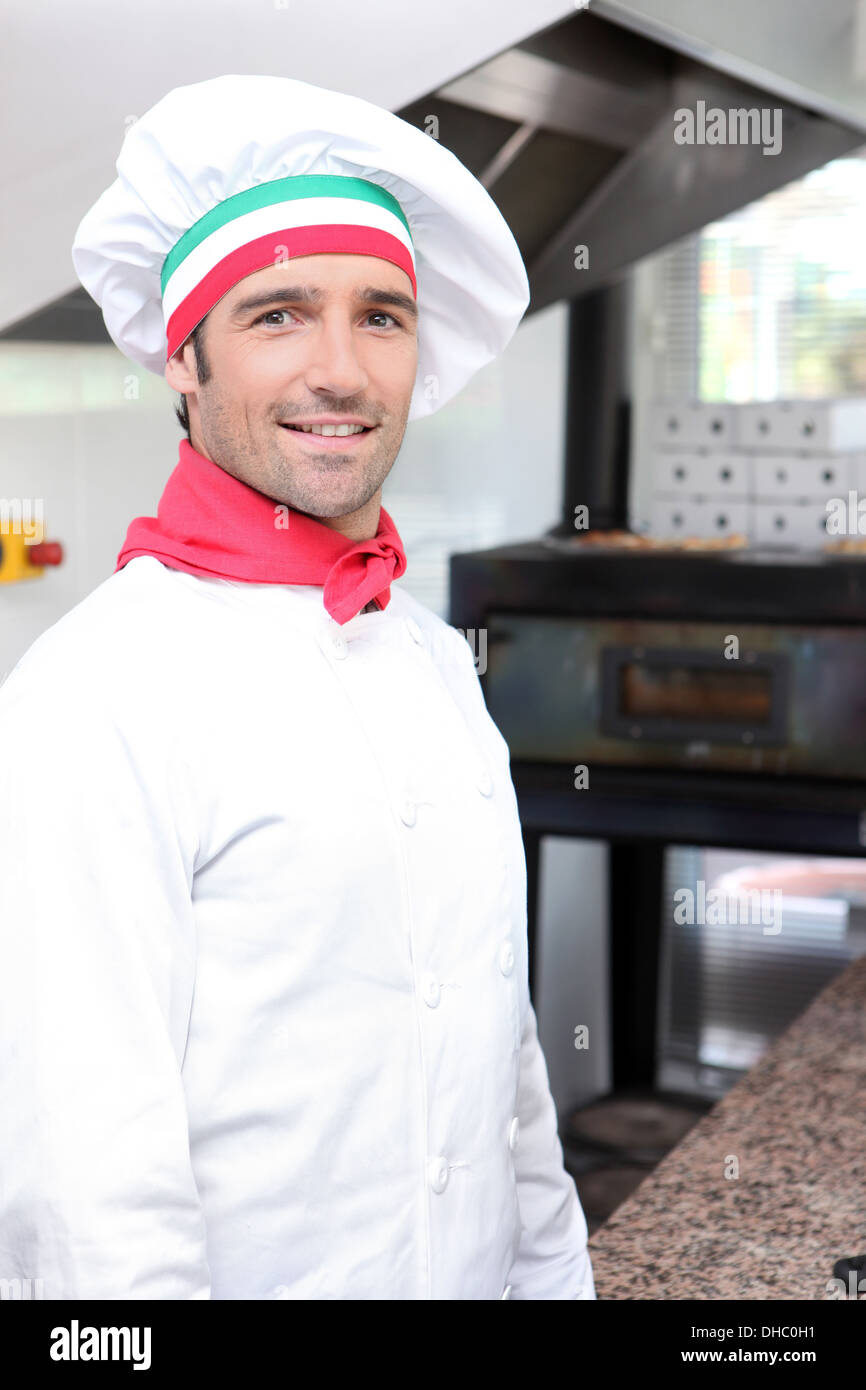 Cook in the kitchen Stock Photo - Alamy