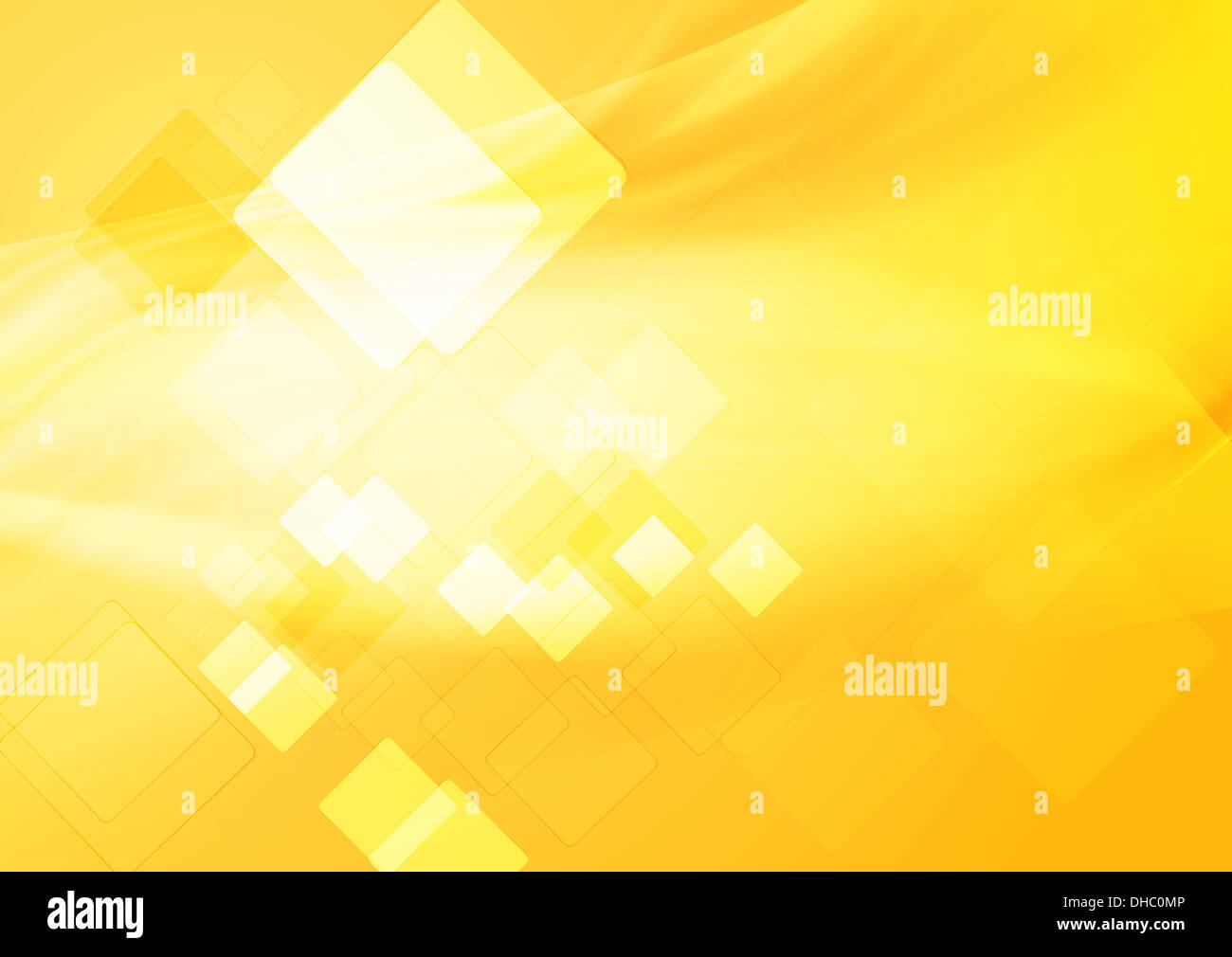 Bright yellow hi-tech background. Vector design eps 10 Stock Photo - Alamy