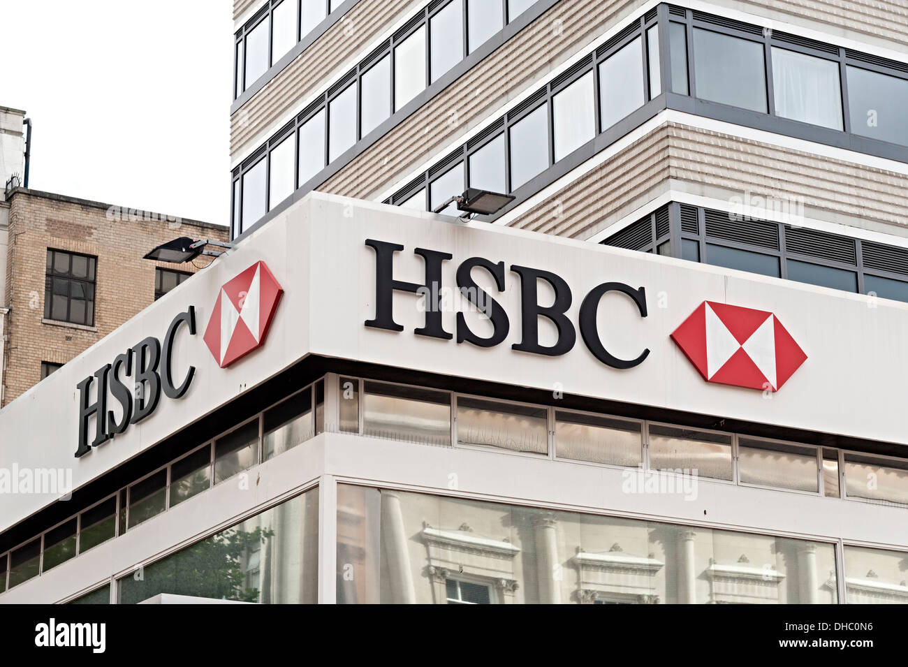 hsbc bank sign birmingham Stock Photo - Alamy