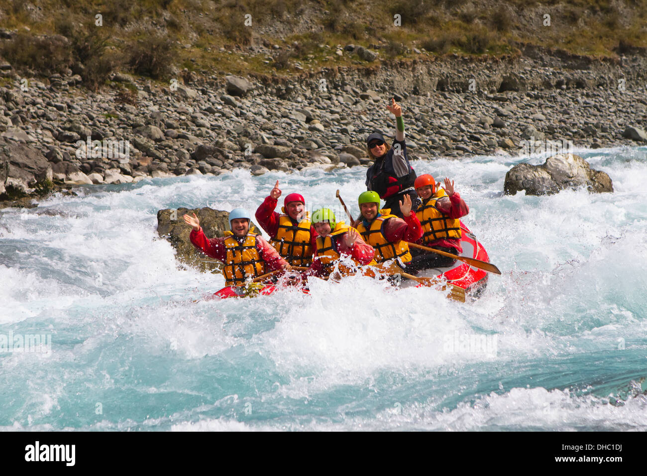 Rafting Down The Rangitata Gorge And The Rangitata River; Rangitata ...