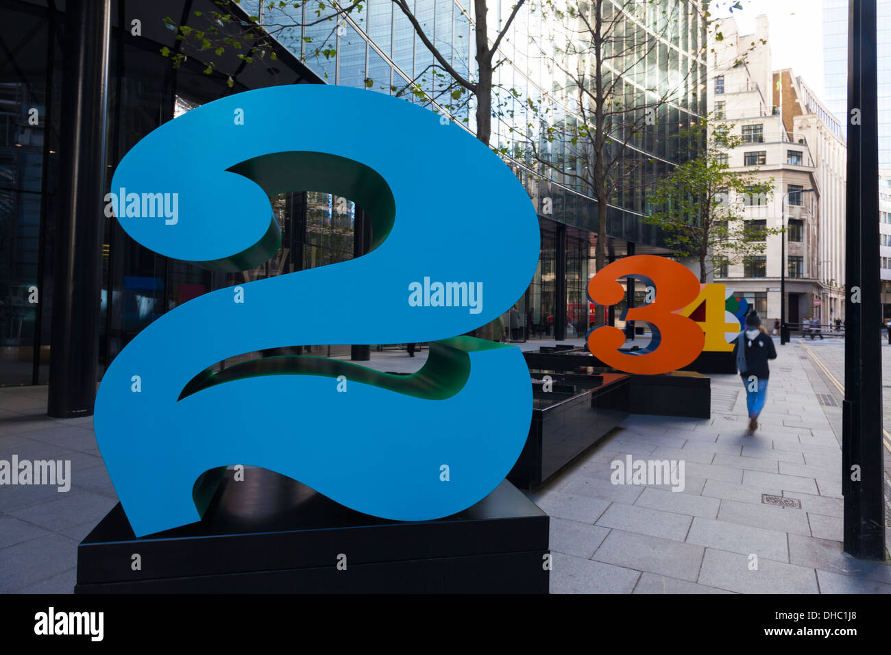Numbers on street outside the Willis Building, Lime Street, City of ...