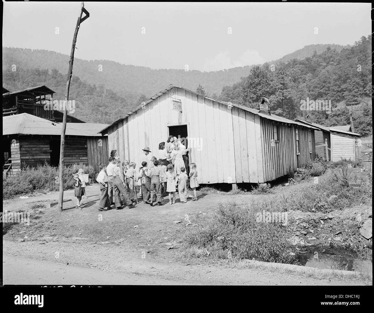 Children are seen heading to Sunday school at the Pentecostal Church of ...