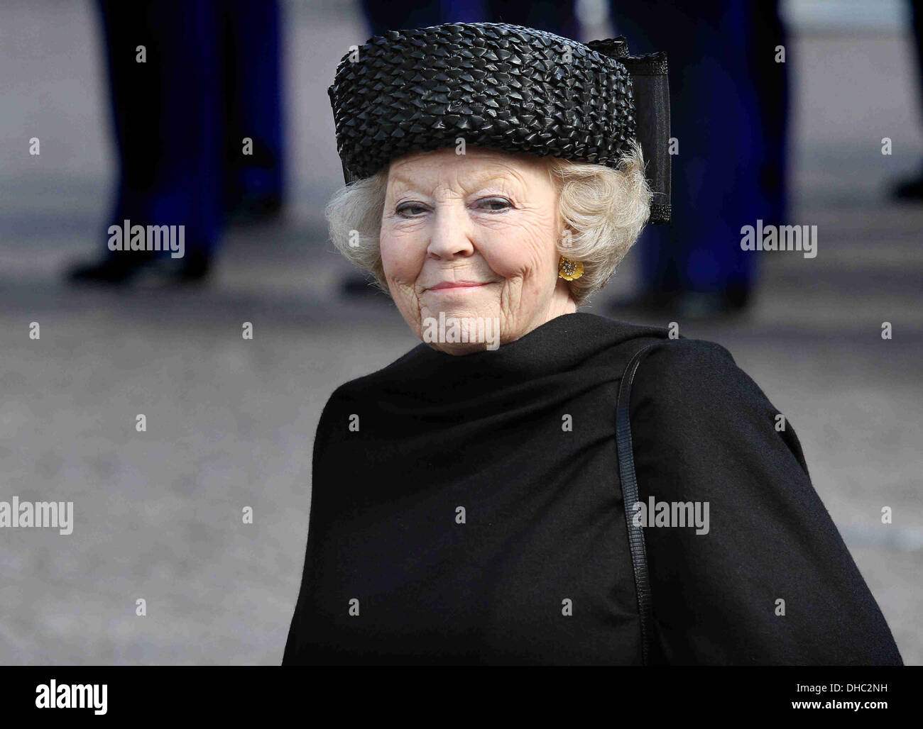 Queen Beatrix of The Netherlands visits the Floriade World ...