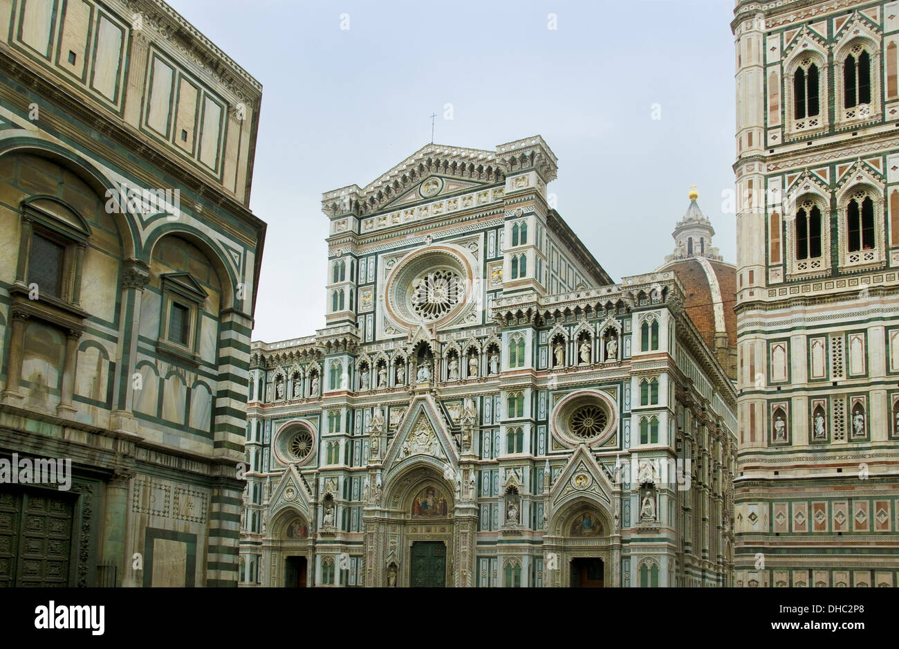 Italy florence cathedral gothic facade hi-res stock photography and ...