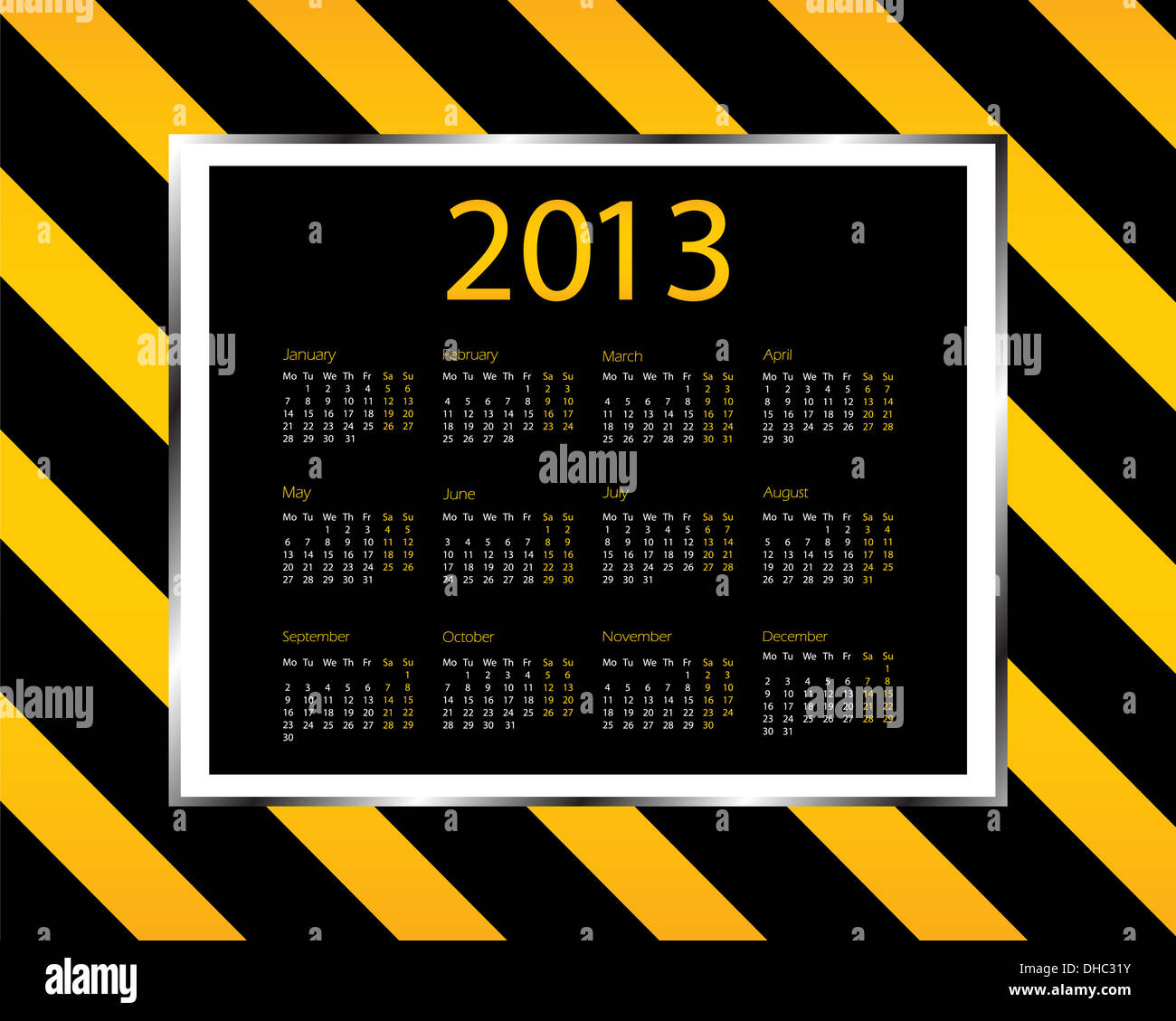 special Calendar Design - 2013 Stock Photo - Alamy