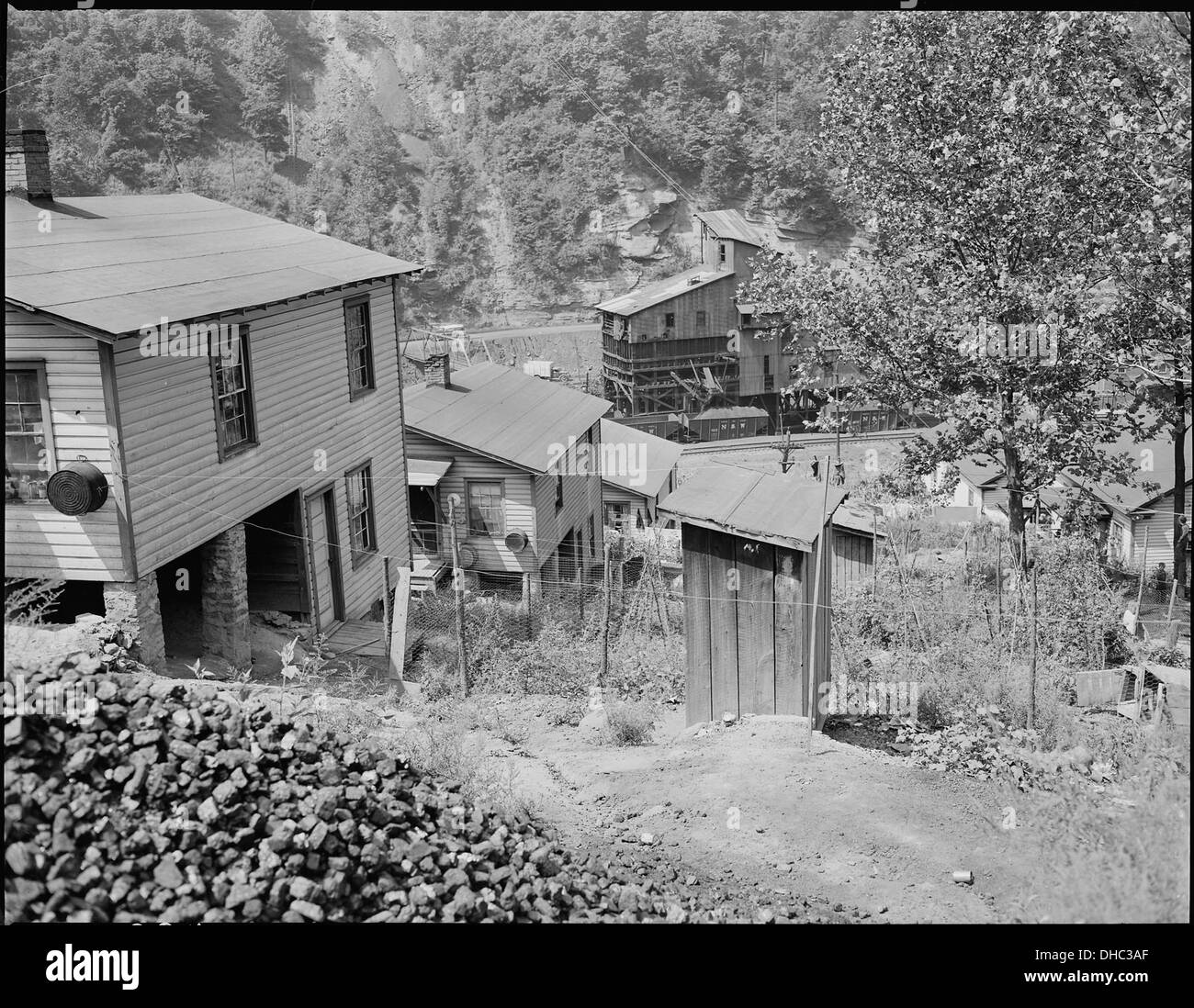 Hillside mine Black and White Stock Photos & Images - Alamy