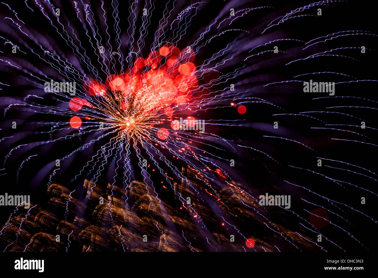 Abstract Fireworks High Resolution Stock Photography and Images - Alamy