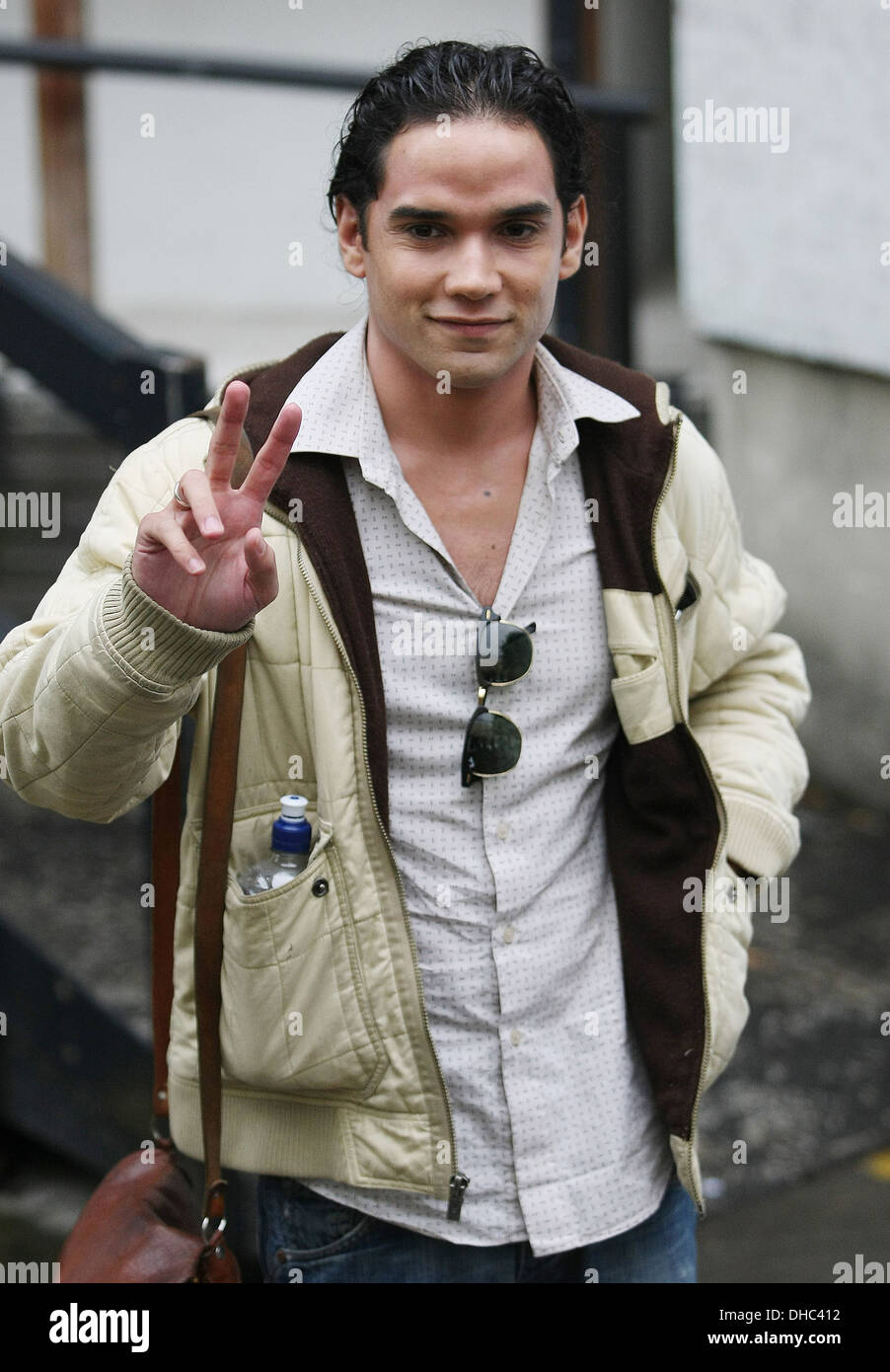 Reece Ritchie at the ITV studios London, England - 20.04.12 Stock Photo ...