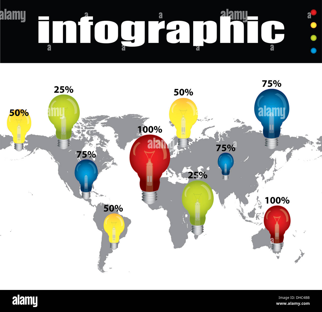 colored infographic with special design Stock Photo - Alamy