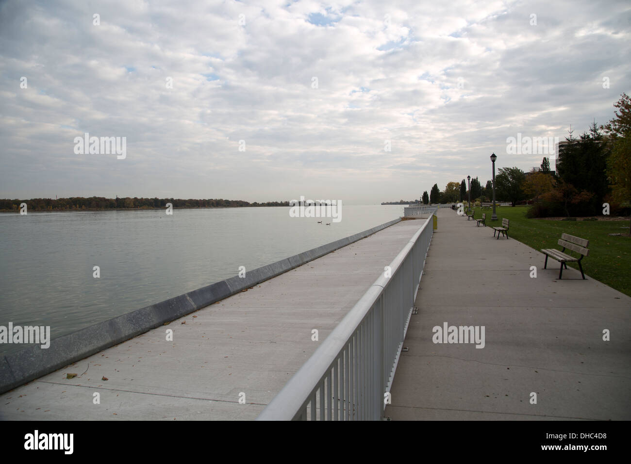 Windsor Ontario Canada Riverside Detroit Park Stock Photo - Alamy