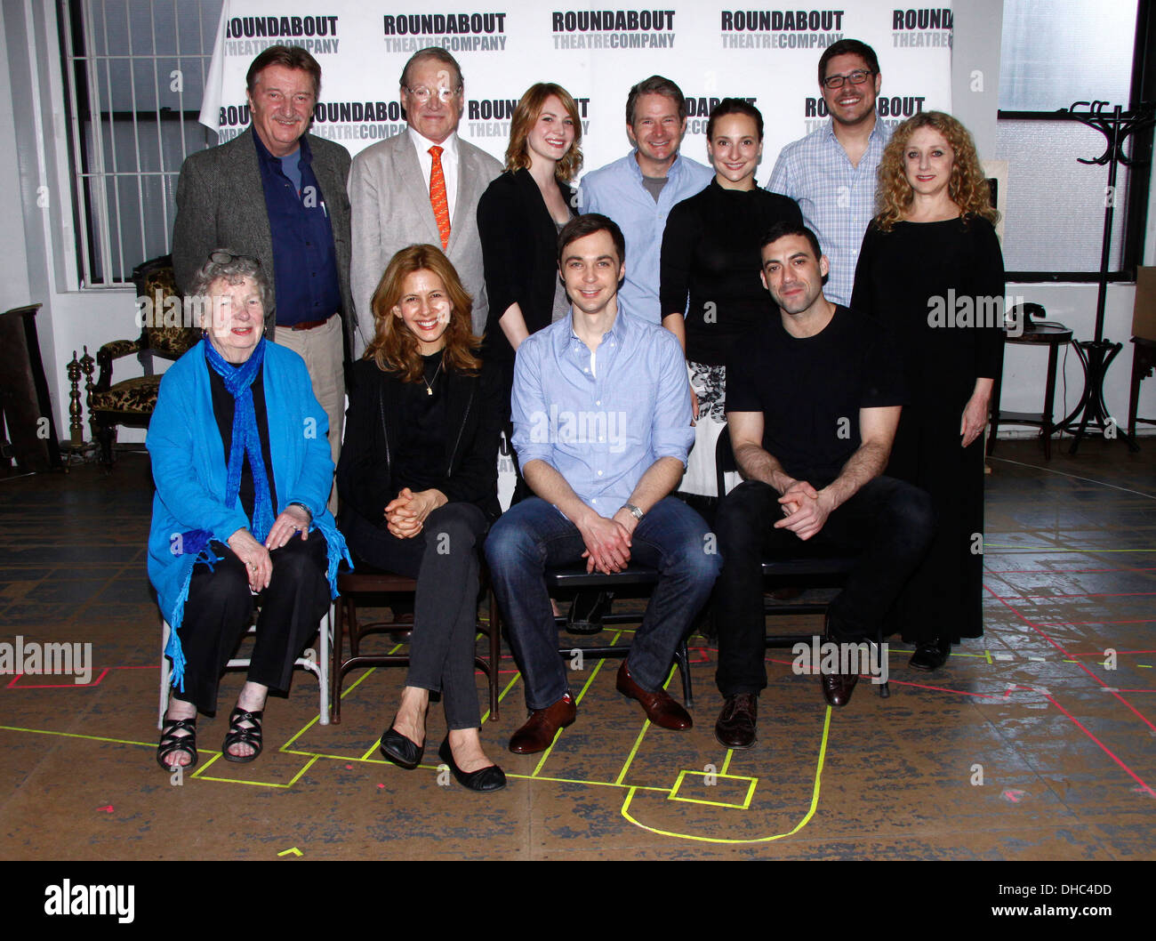 The Cast including Angela Paton Jessica Hecht Jim Parsons,Tracee Chimo ...