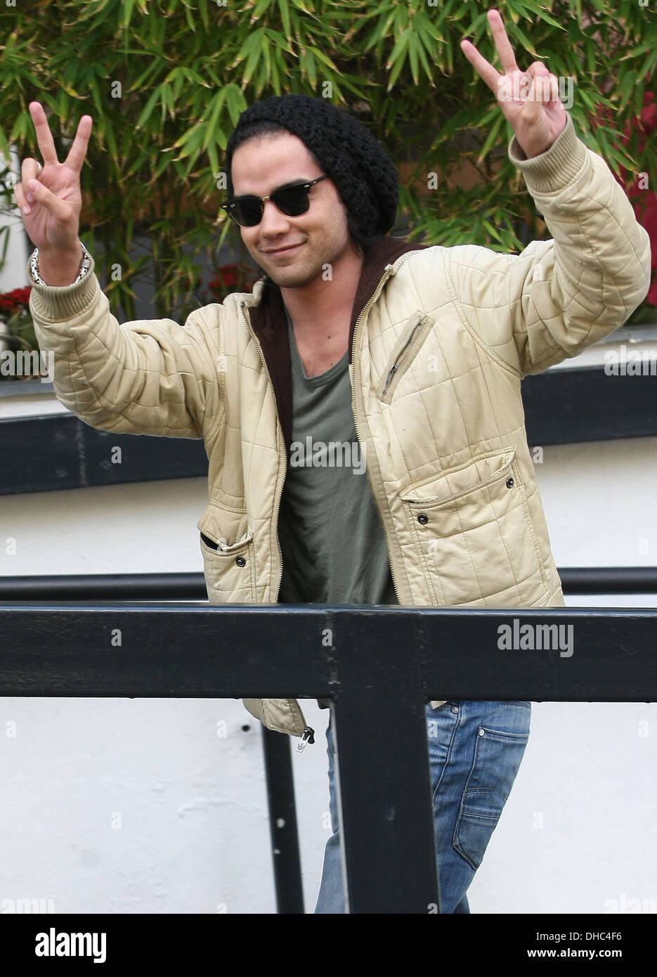 Reece Ritchie at the ITV studios London, England - 20.04.12 Stock Photo ...