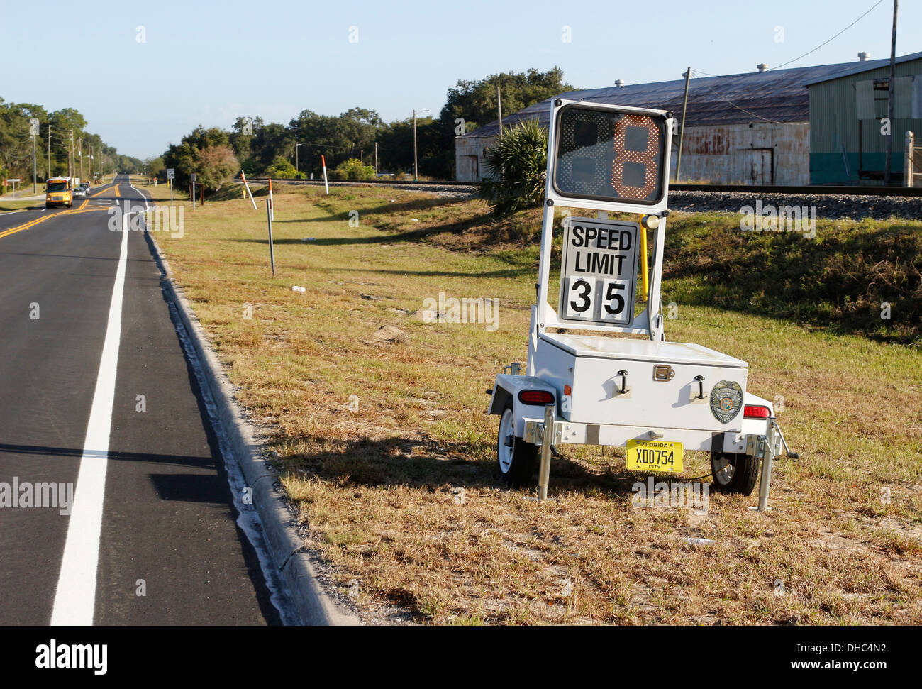 Speeding police car us hi-res stock photography and images - Alamy