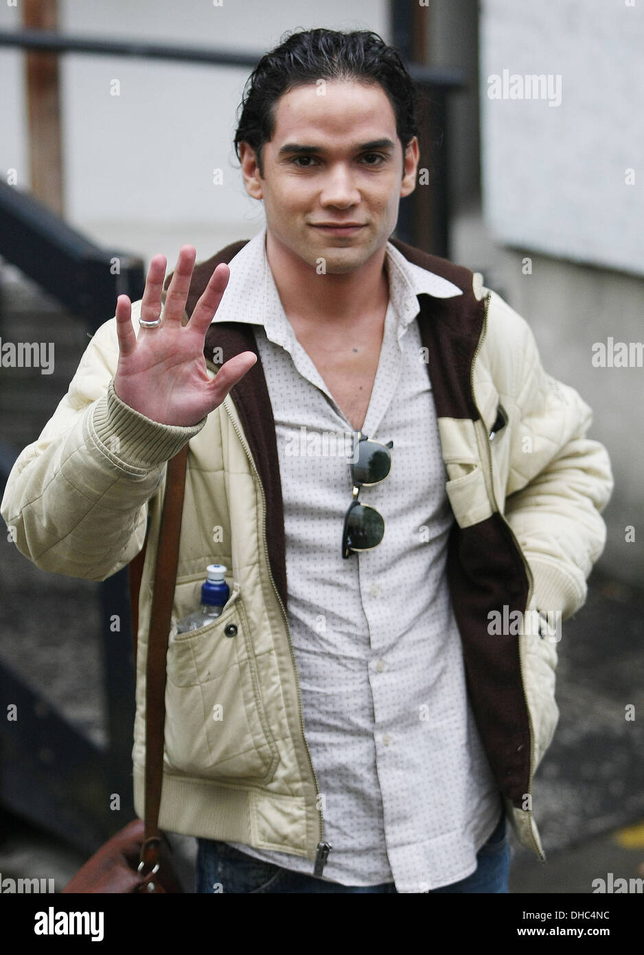 Reece Ritchie at the ITV studios London, England - 20.04.12 Stock Photo ...