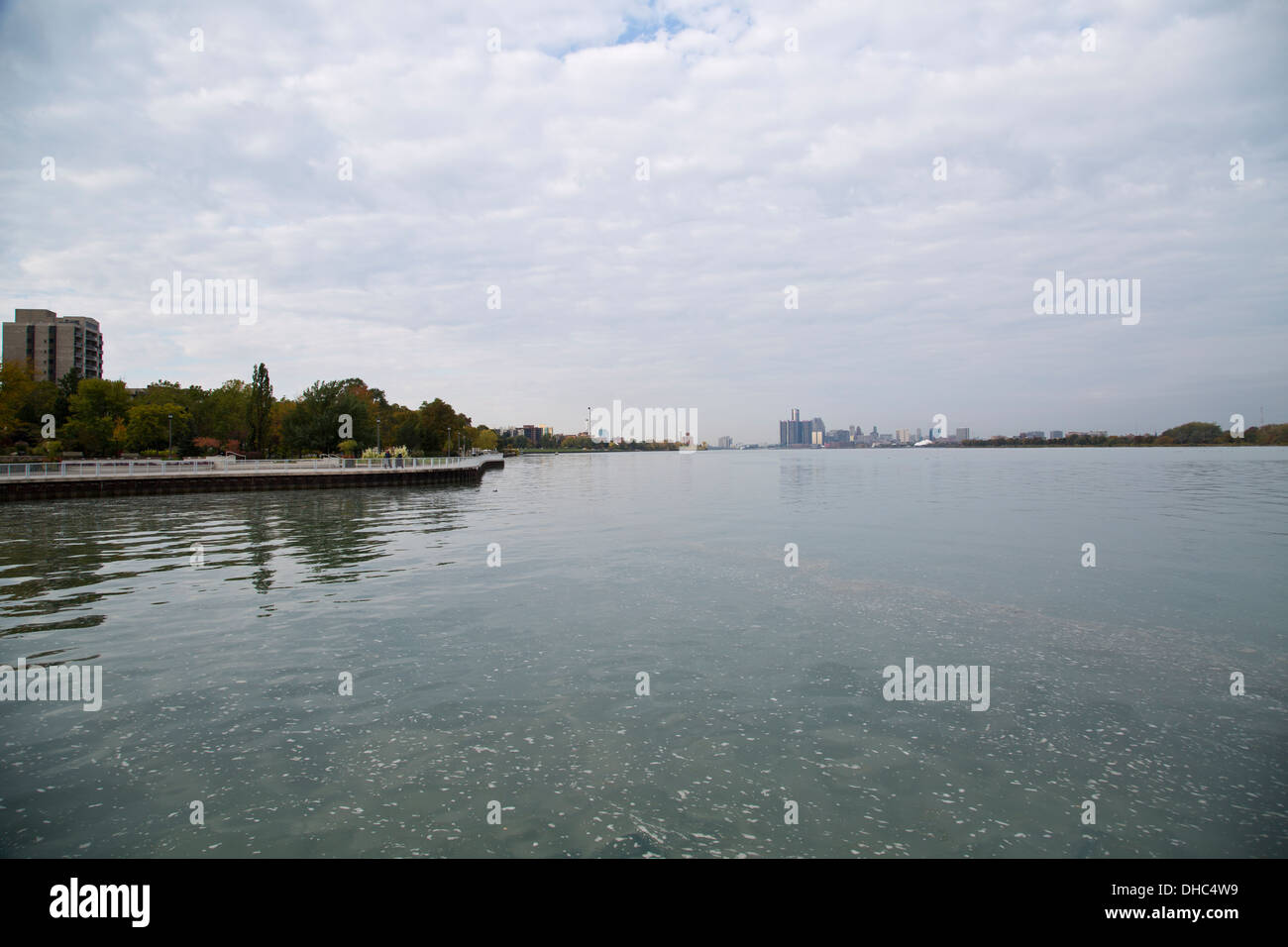 Windsor Ontario Canada Riverside Detroit Park Stock Photo - Alamy