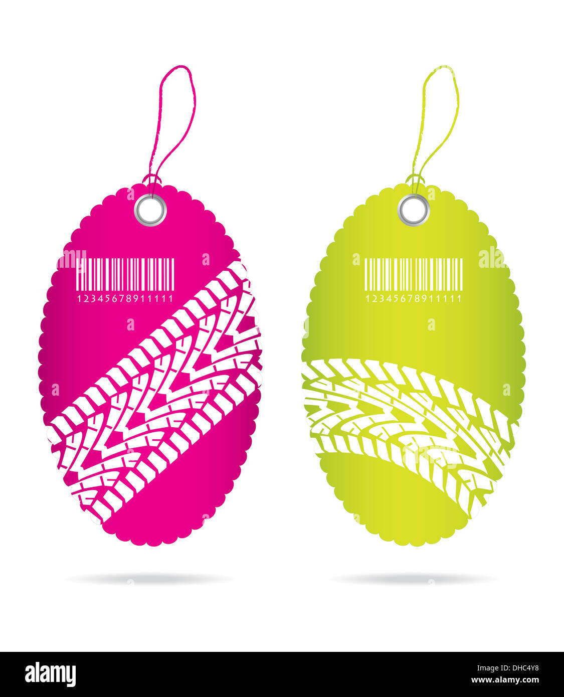special price tags with tire design Stock Photo - Alamy