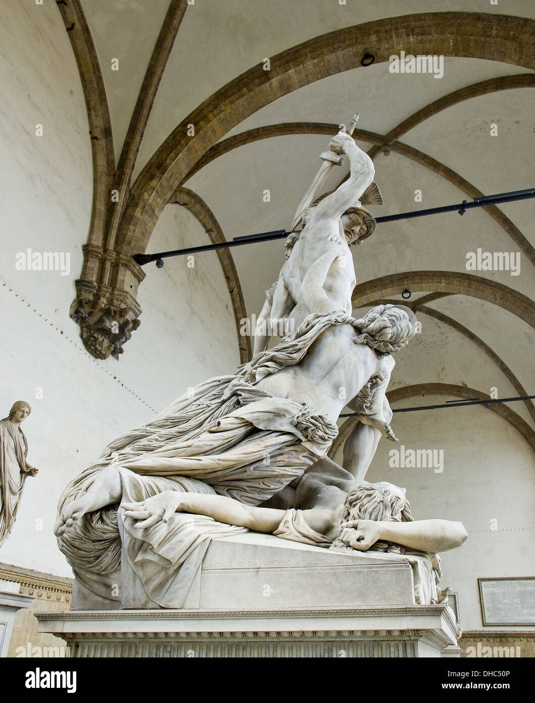 The Rape of Polyxena sculpture by Pio Fedi in Loggia della Signoria ...