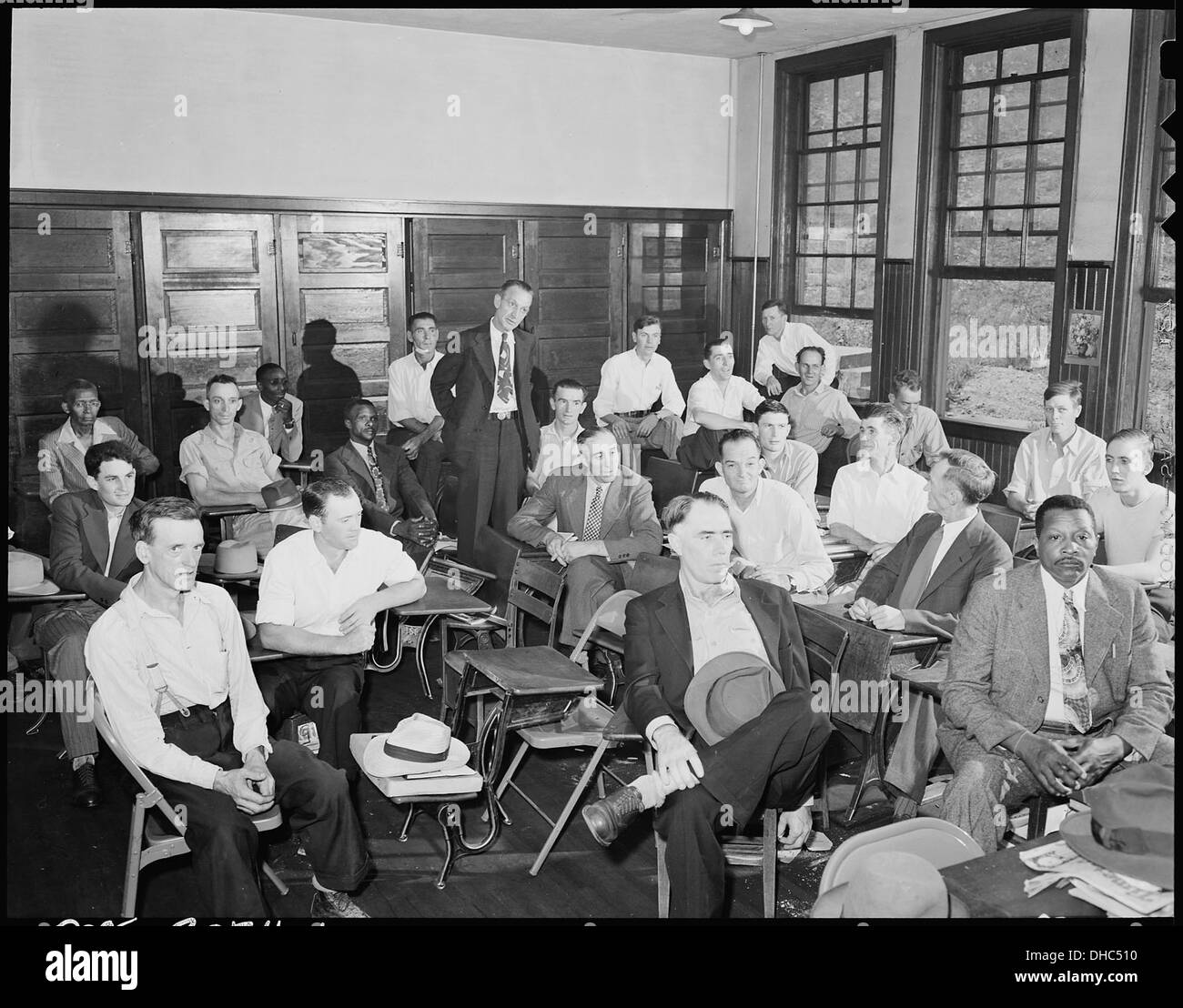 Labor union meeting Black and White Stock Photos & Images - Alamy