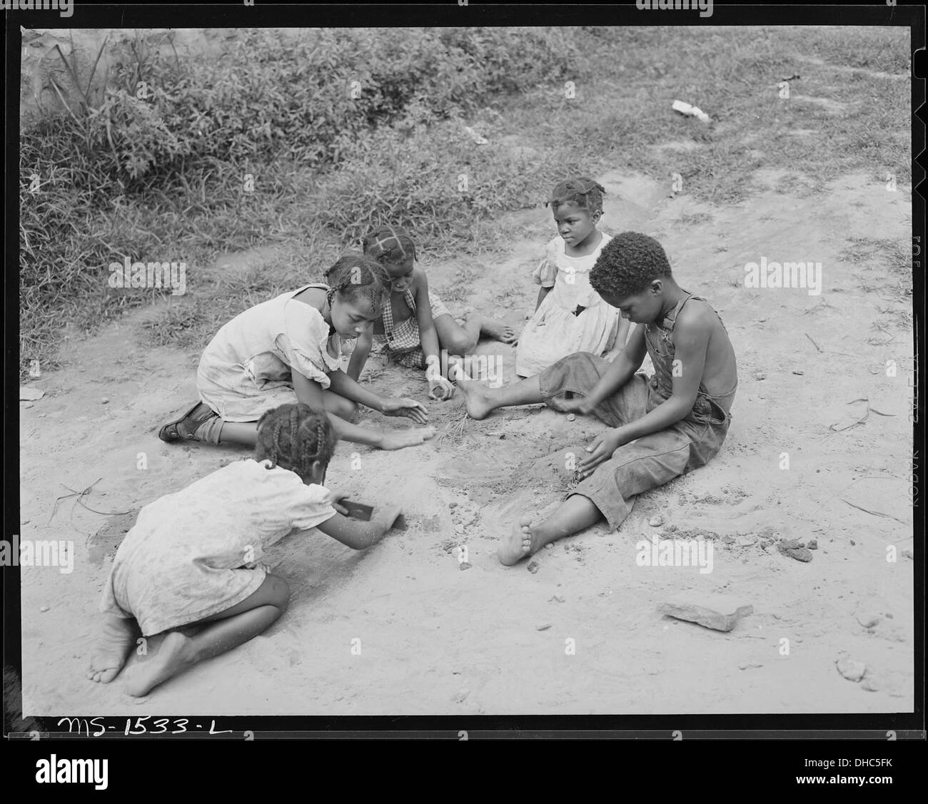 Children of miners play near the U.S. Coal and Coke Company’s Gary ...