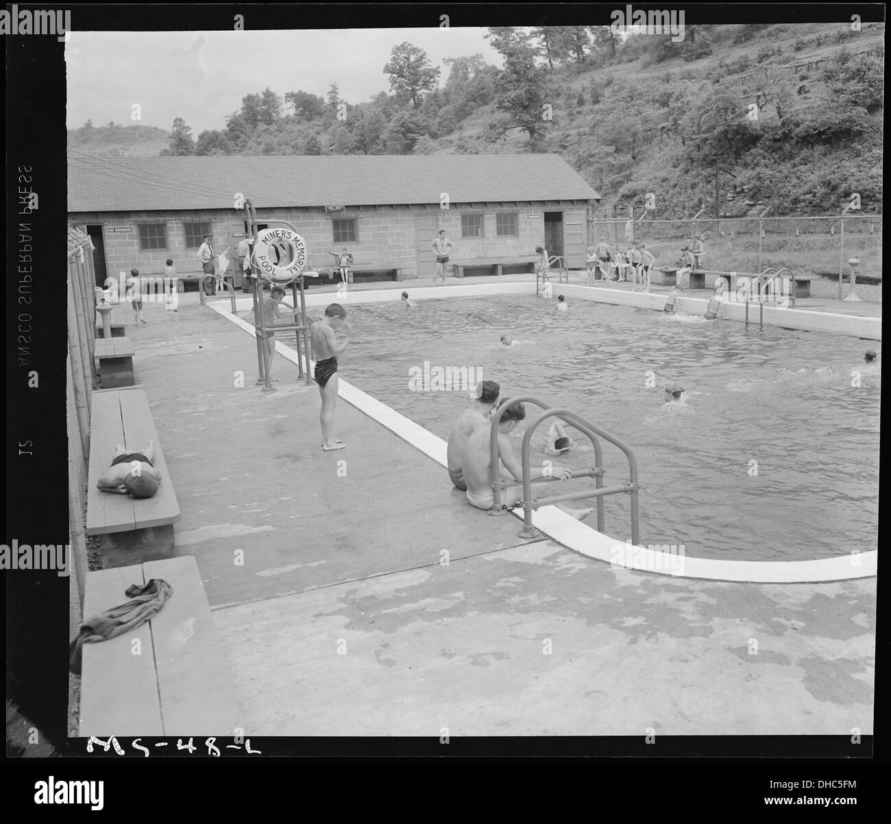 Miners' Memorial Swimming Pool. This is a memorial to those miners of ...