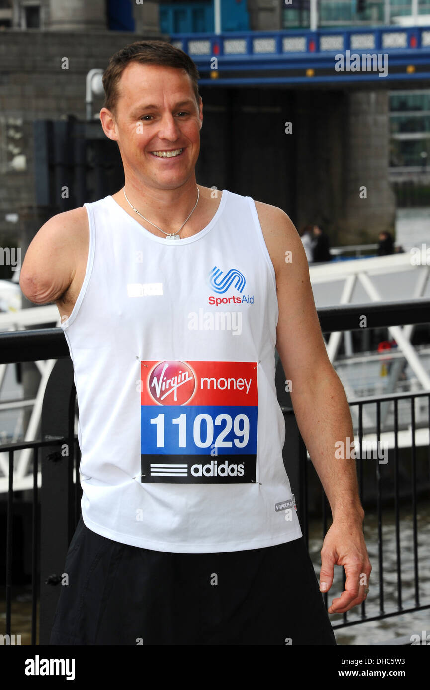 Danny Crates Virgin London Marathon 2012 - Photocall at The Tower Hotel ...